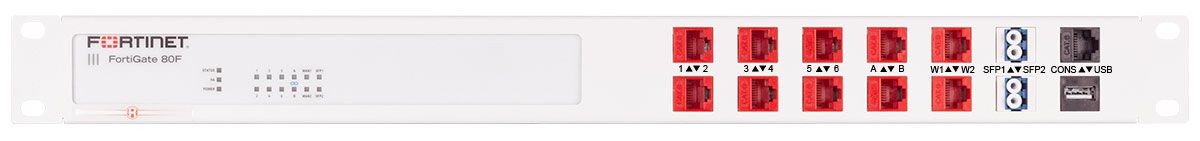 FortiGate 80F - Kit de montaje en rack